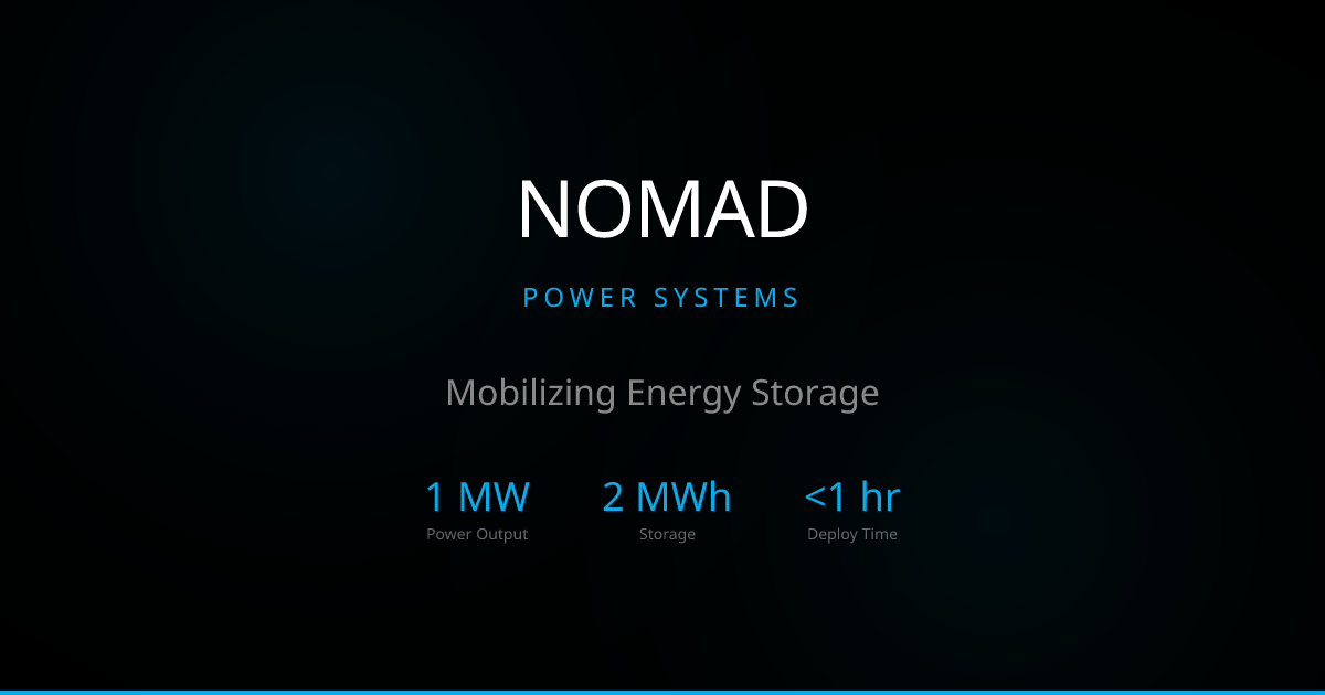 Products | NOMAD Power